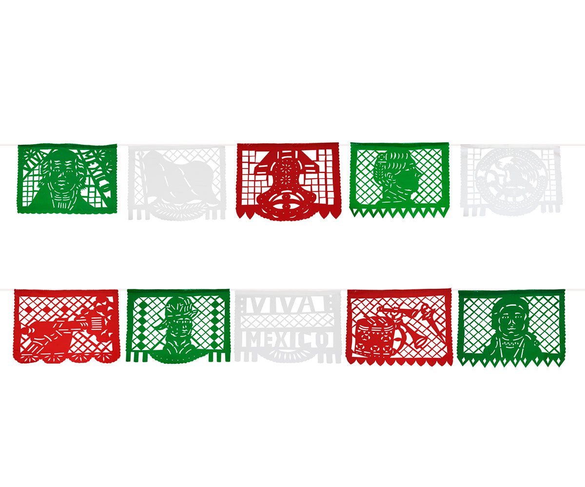 Enramada Tricolor rectangular plástico/papel – Jesam Ventas